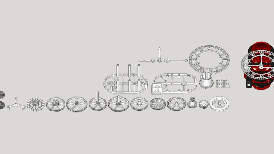 Electro-Mechanical Clock2 | 3D Warehouse