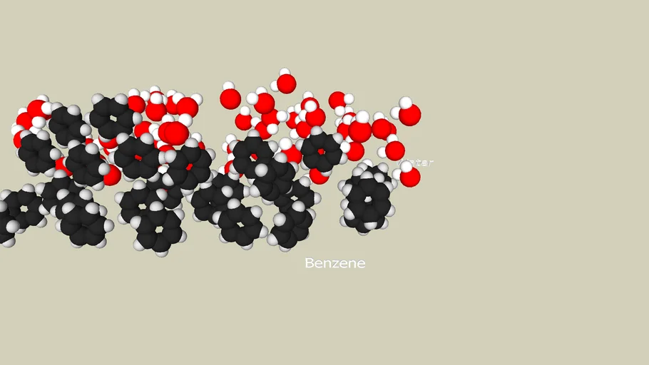 Heterogeneous Mixture of Benzene and Water | 3D Warehouse