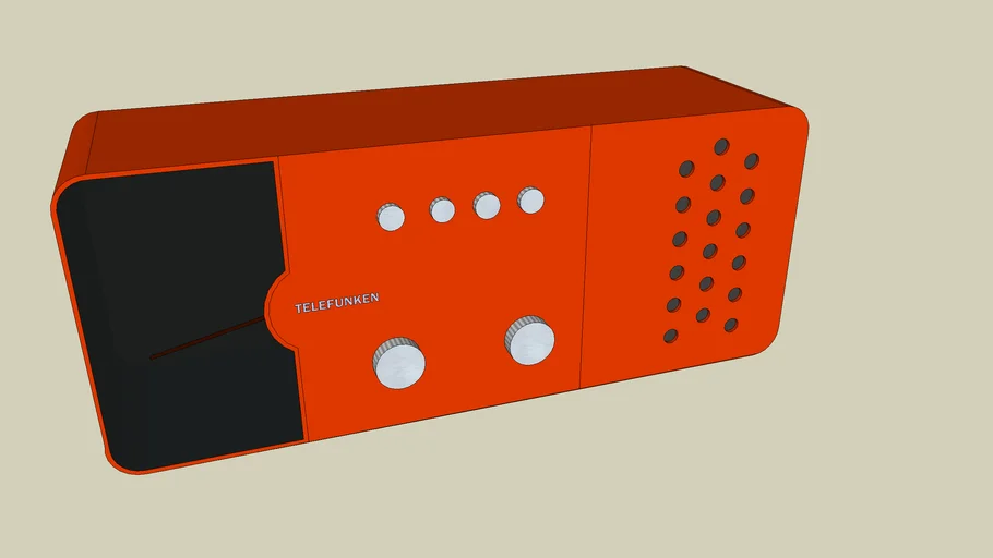 RADIO TELEFUNKEN ANNI '70 | 3D Warehouse