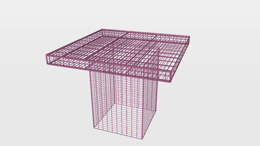 Table wire bord - Kalager design | 3D Warehouse