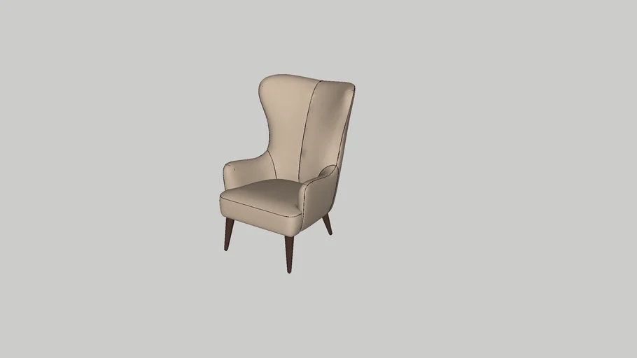 Low poly armchair | 3D Warehouse