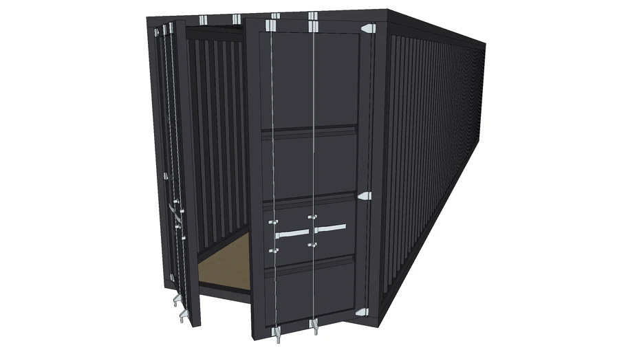 40' container | 3D Warehouse