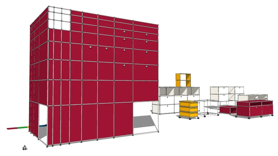 USM Haller System | 3D Warehouse