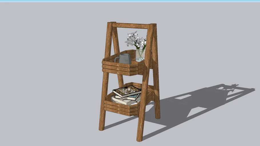 Rustic side table | 3D Warehouse
