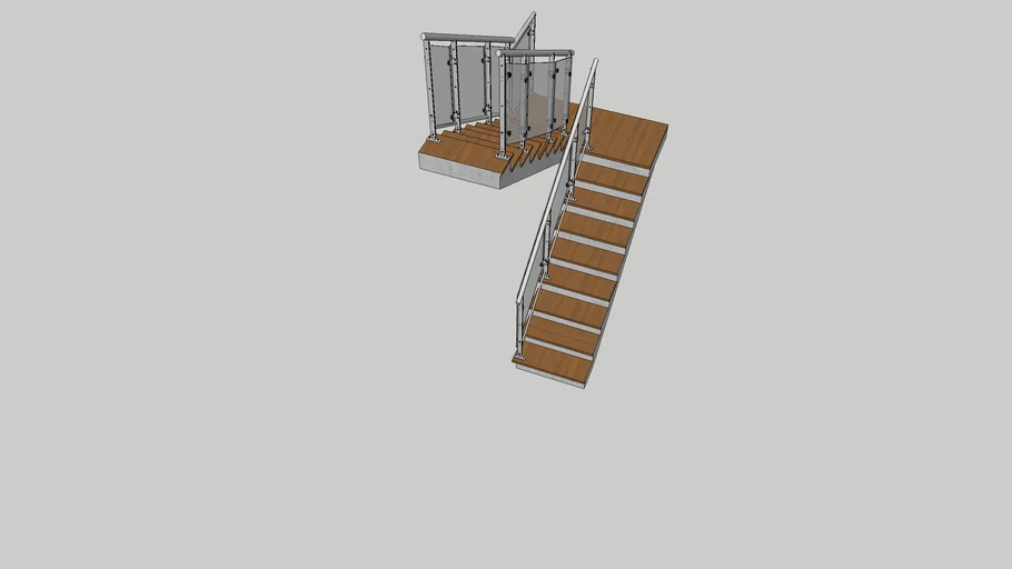 17 Steps Stairs | 3D Warehouse