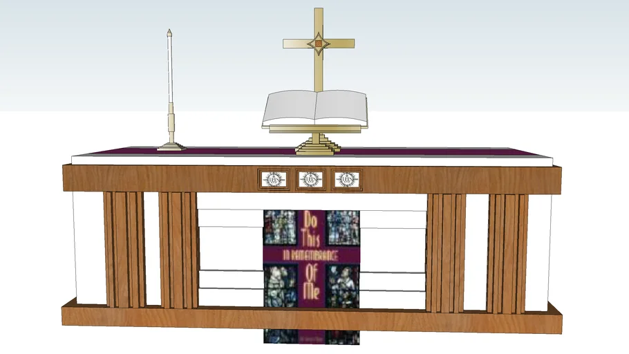Communion Table | 3D Warehouse