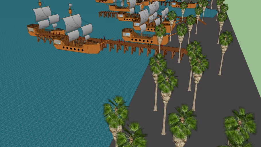 muelle o puerto | 3D Warehouse