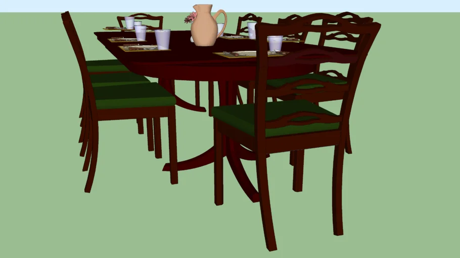 dining room table | 3D Warehouse