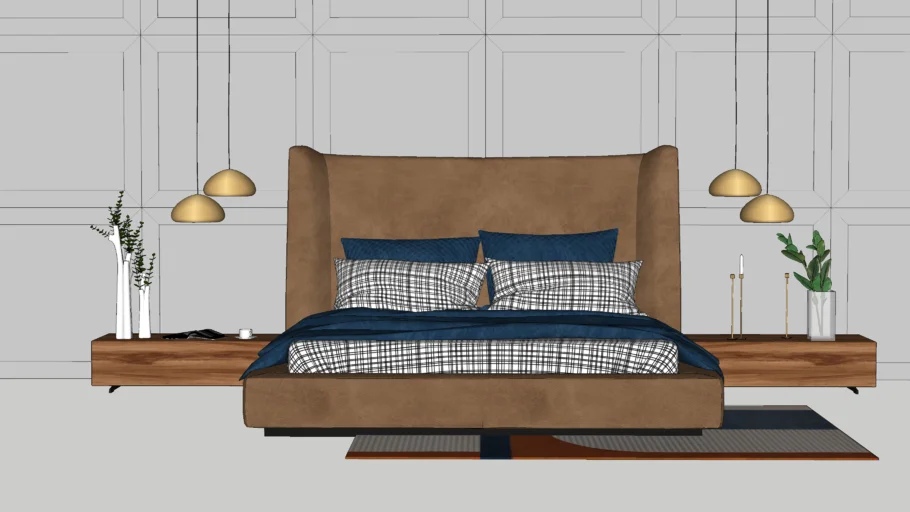 Bed 01 | 3D Warehouse