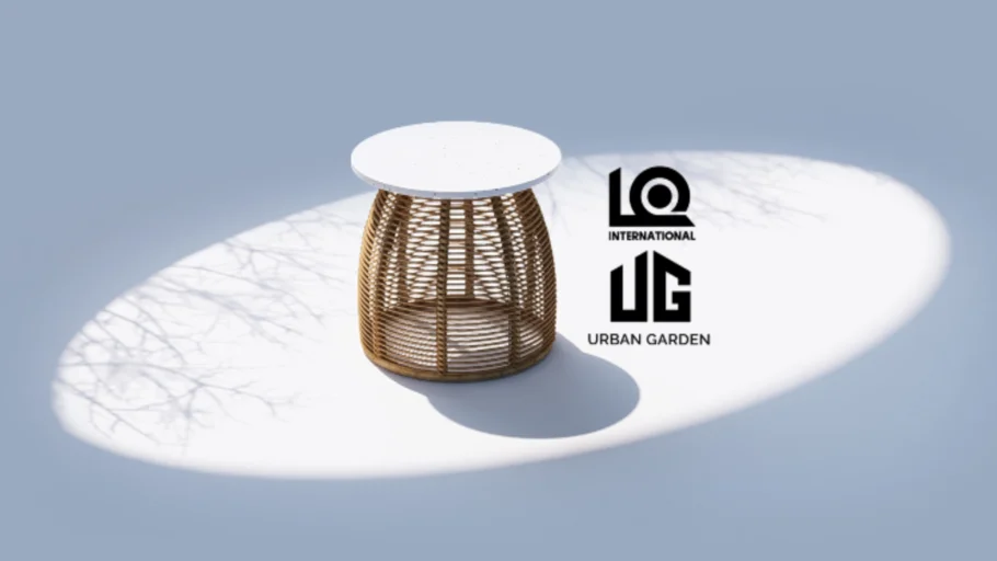 Mekong Round side table by LQ internatinal | 3D Warehouse