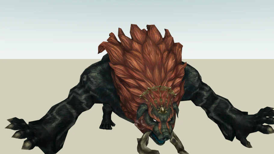 The Legend of Zelda: Twilight Princess Beast Ganon | 3D Warehouse