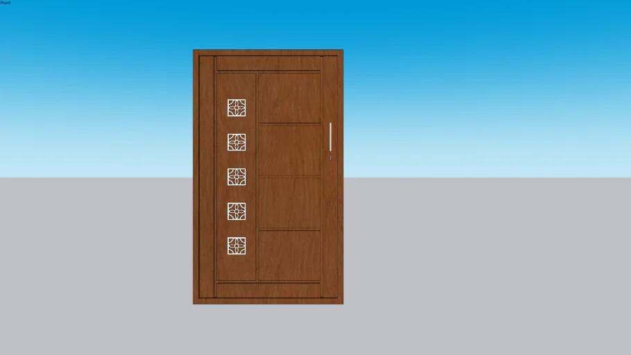 Designed Main Door | 3D Warehouse
