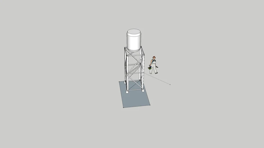 WaterTank Tower | 3D Warehouse