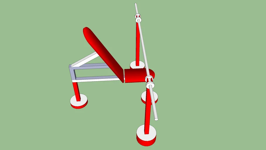Incline bench press | 3D Warehouse