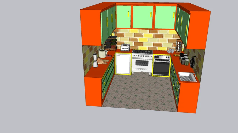 Modular Kitchen | 3D Warehouse