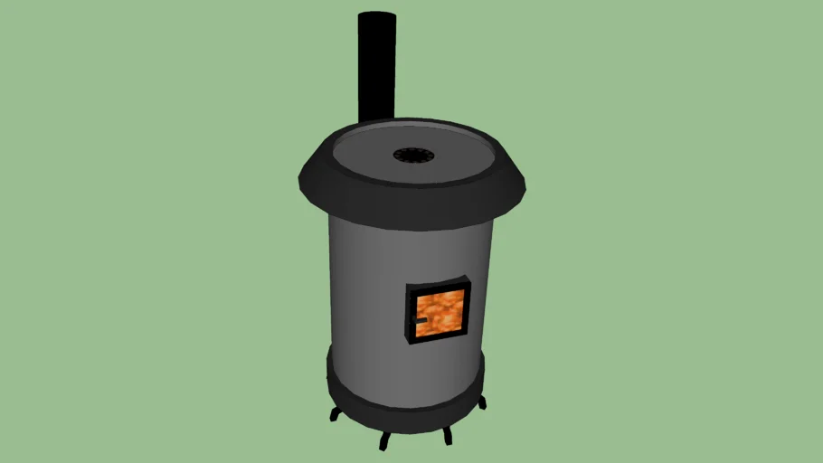 Stove Soba Komur Odun Winter Coal Wood Kis Burn Fire Ates Alev Yakmak ...