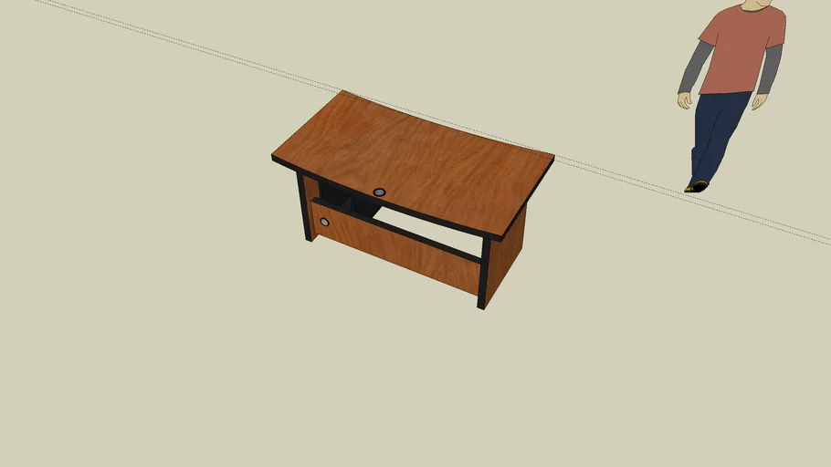 PC Desk | 3D Warehouse