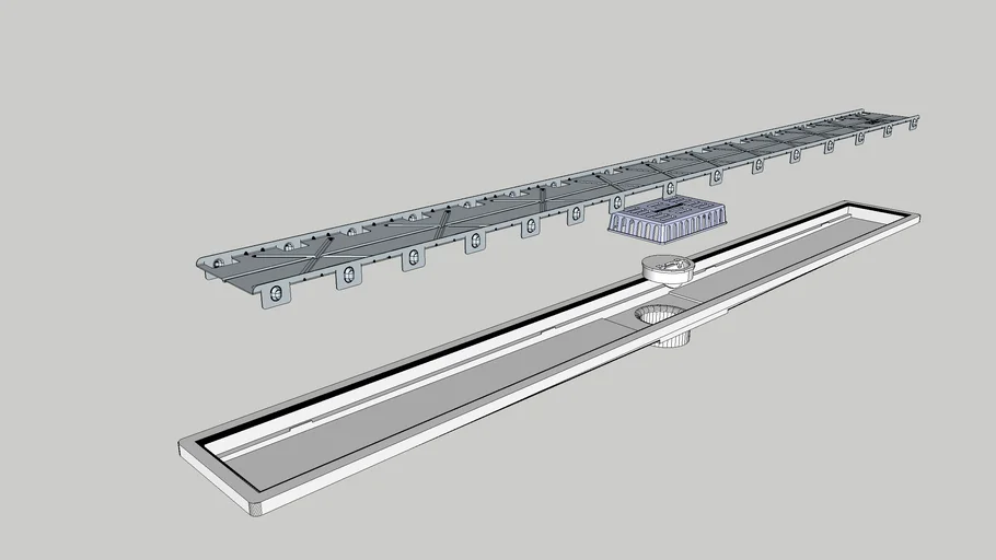 Ralo Linear Elleve- Royal Oculto | 3D Warehouse