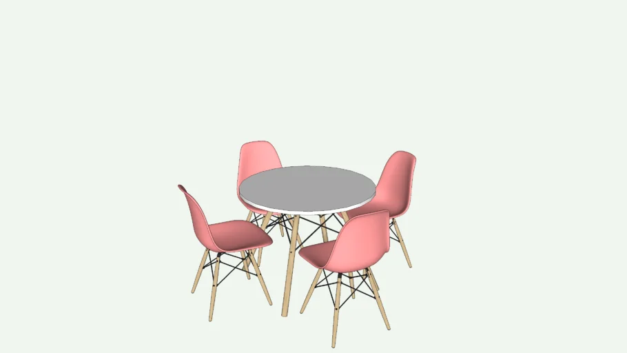 Conjunto Eames | 3D Warehouse