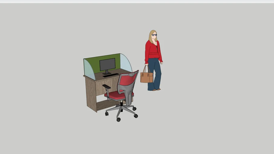 OFFICE WORKSTATION | 3D Warehouse