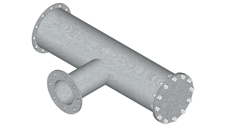 Te AZ 10'' FL x 6'' FL x 10'' FL - irrigação | 3D Warehouse