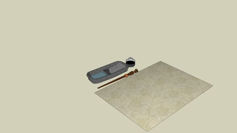 Ink Calligraphy Kit | 3D Warehouse