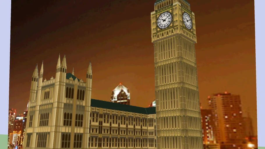The Clock Tower Big Ben | 3D Warehouse