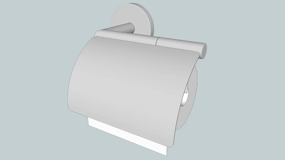 wc rol houder | 3D Warehouse