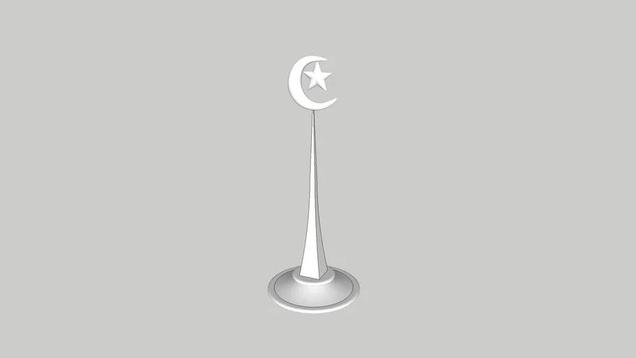 Bulan Bintang Masjid | 3D Warehouse