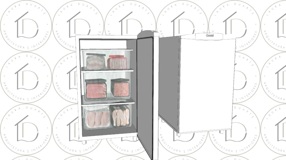 Mini Freezer Consul - por Laura Duarte | 3D Warehouse