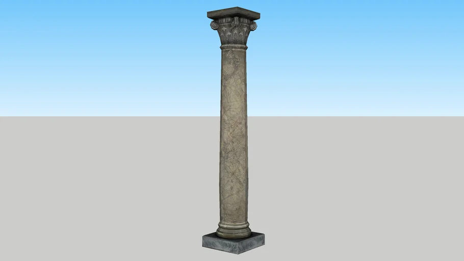 Ancient column | 3D Warehouse