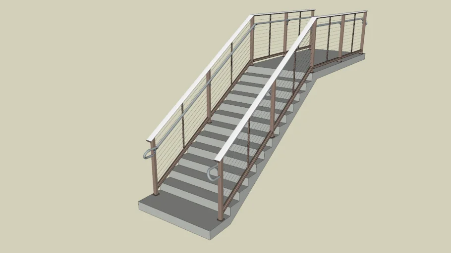 02 DesignRail Aluminum Railing System with Horizontal Cable Infill ...