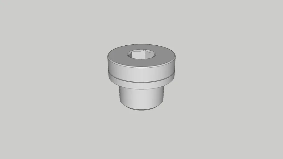 Festo - Manifold End Cap - 1/8' (3568 B-1/8) | 3D Warehouse