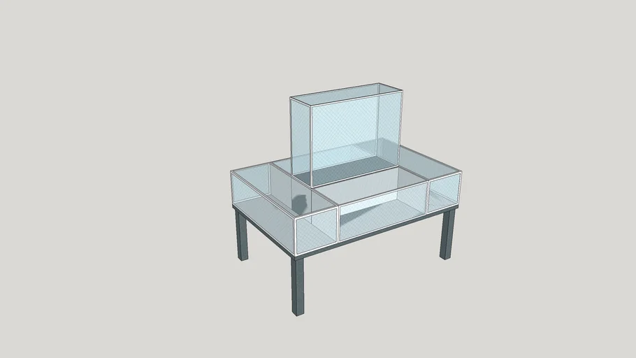 Center showcase island | 3D Warehouse