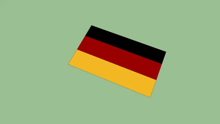 German flag | 3D Warehouse