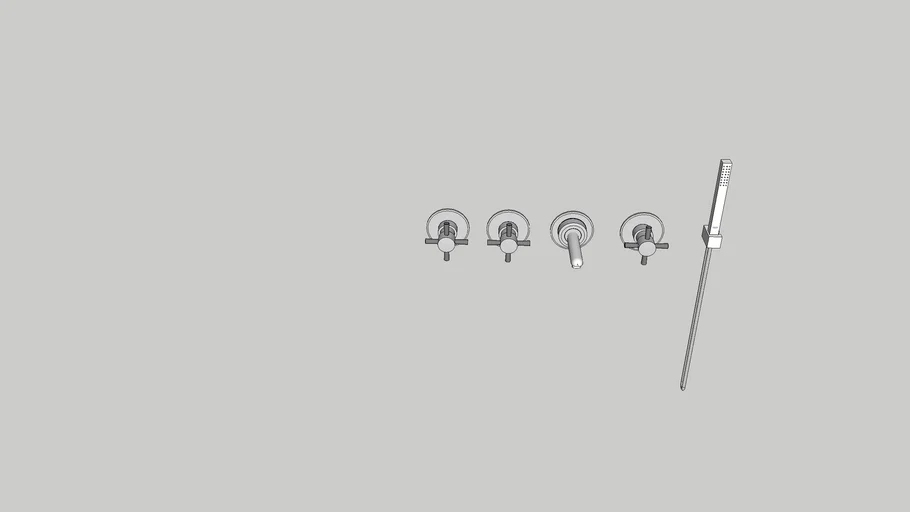 shower set | 3D Warehouse