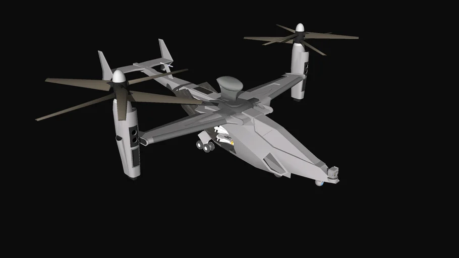 UAV+COAXIAL+TILT+ROTOR+LONG+RANGE+LEONIDAS | 3D Warehouse