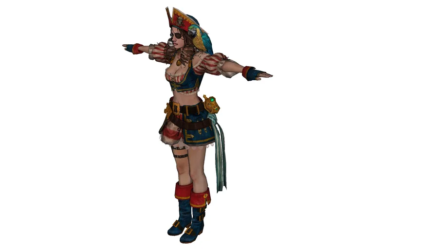 Jill Valentine Deckhand | 3D Warehouse