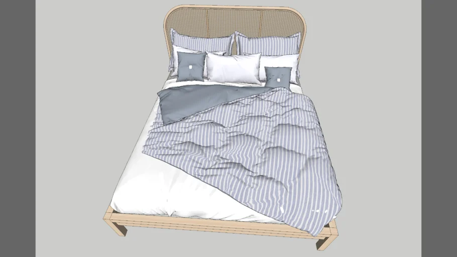 RATTAN BED | 3D Warehouse