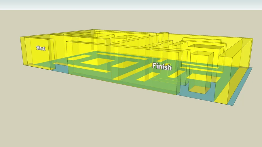 glass maze | 3D Warehouse
