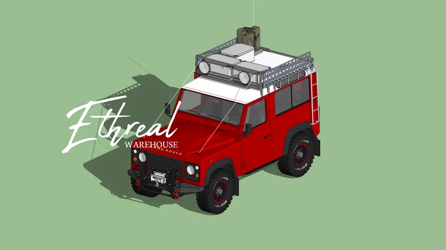 Land Rover Defender 90 Offroad | 3D Warehouse
