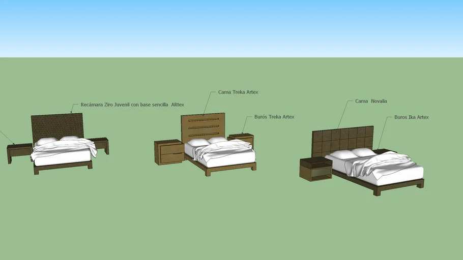 Camas Artex | 3D Warehouse