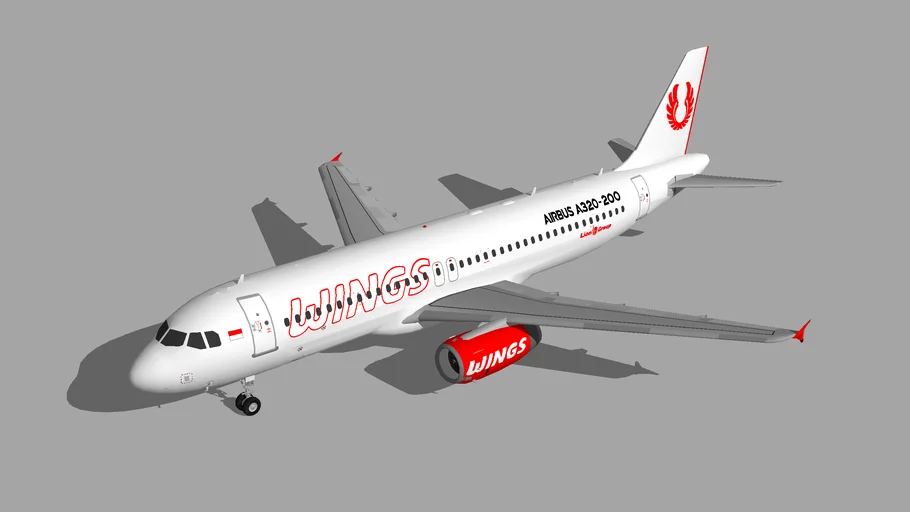 Wings Air Airbus A320-200 1 | 3D Warehouse