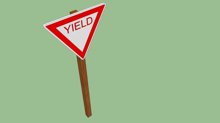 Yield Sign | 3D Warehouse