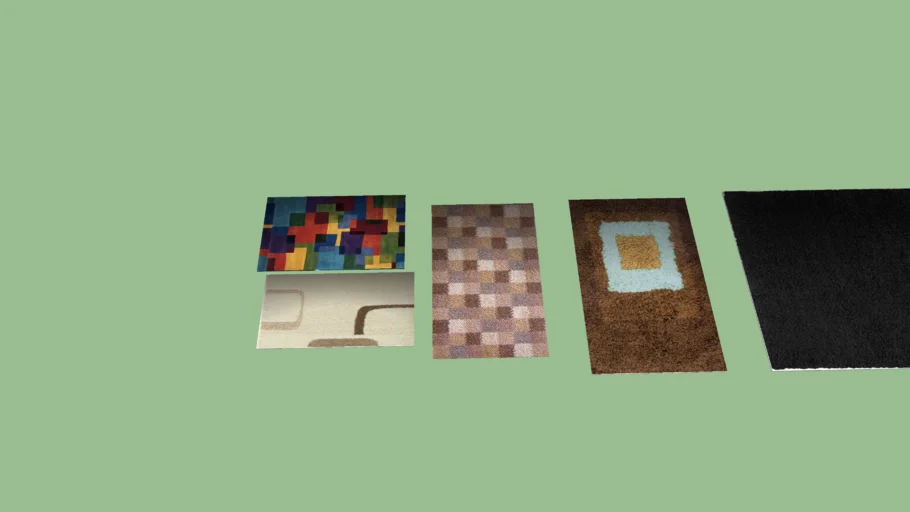 5 Bath Rugs | 3D Warehouse