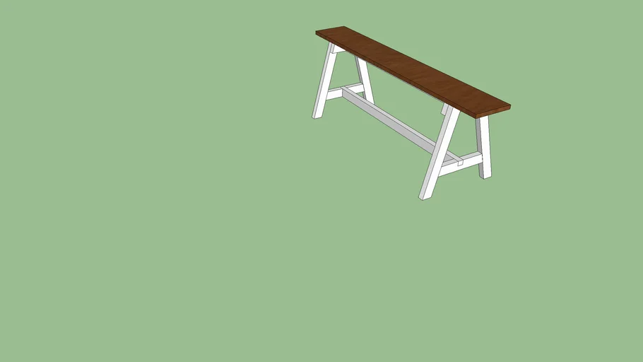 bangku kayu | 3D Warehouse