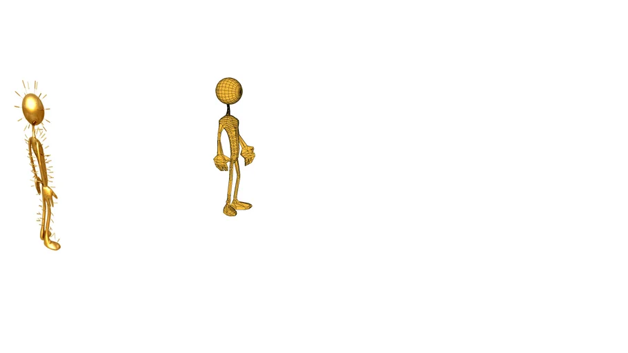 golden man | 3D Warehouse