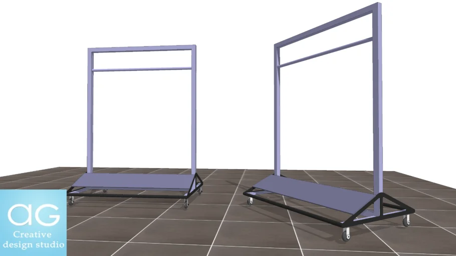 Retail Clothing Rack COncept DEsign_#1 | 3D Warehouse
