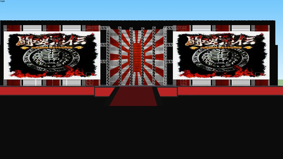 wrestling stage concept | 3D Warehouse
