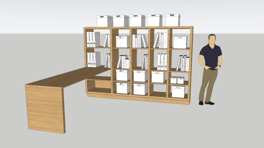 book cabinet 书橱 | 3D Warehouse